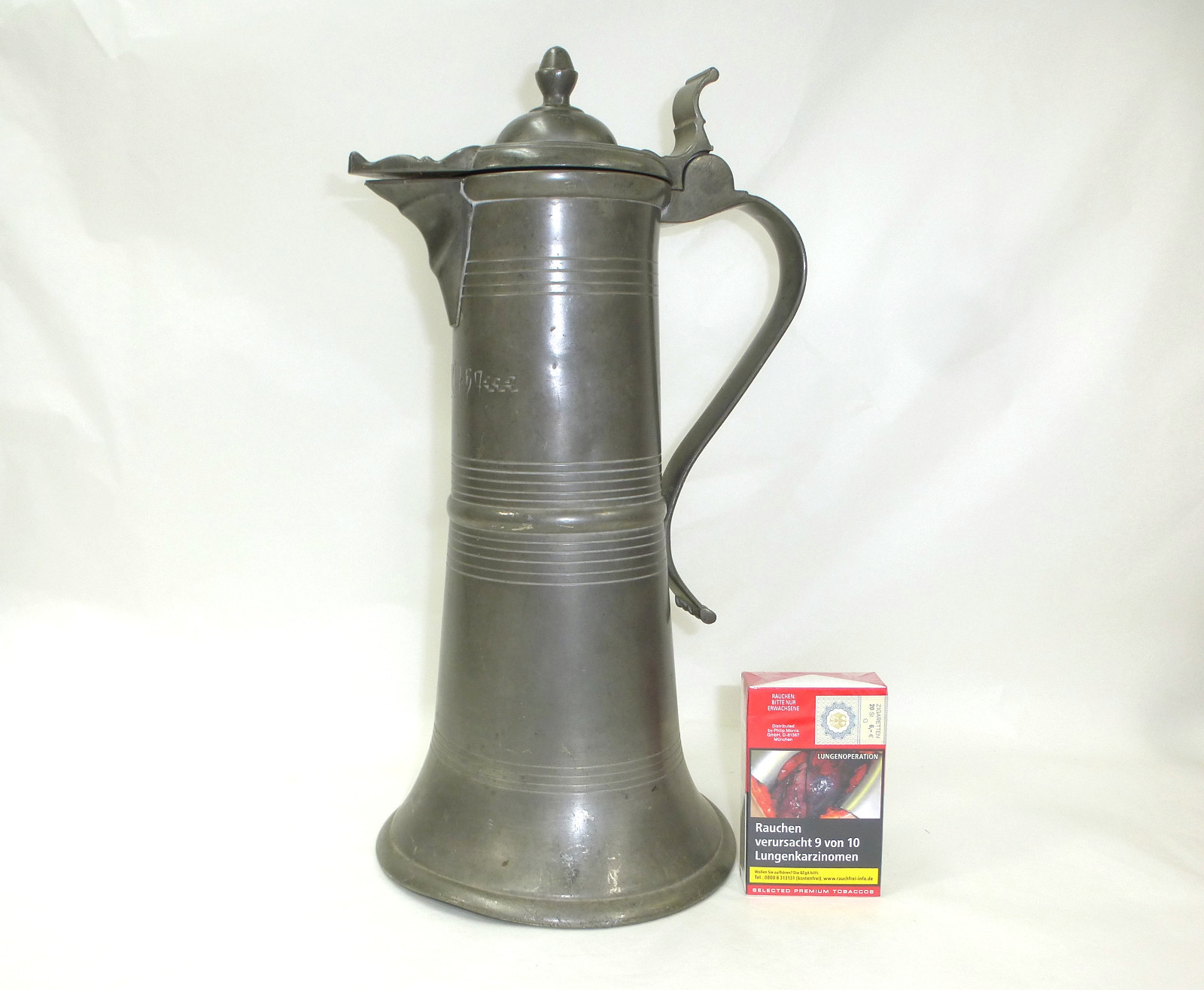 Big Pewter 1756 XVIII C.Tin Jug | eBay