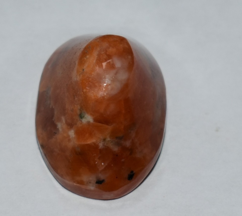 Orange Sunstone Calcite, Orange Quartz, Tourmaline 40CT Polished ...