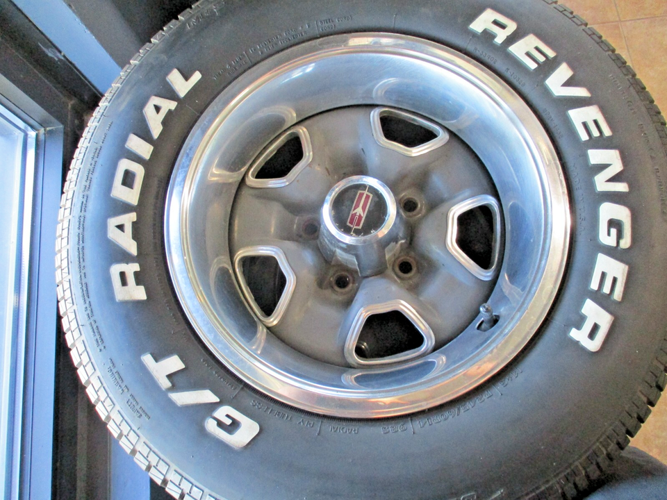 GM 1970-1972 OLDSMOBILE CUTLASS 442 14x7 STOCK WHEELS RIMS & Tires | eBay