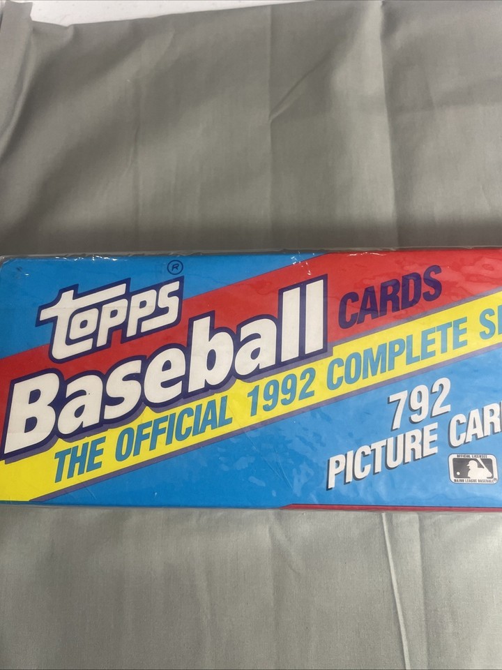 1992 Topps Baseball Complete Set 792 Card Series Brand New Factory ...