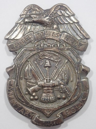 VINTAGE OBSOLETE GOV'T PROPERTY UNITED STATES ARMY MILITARY POLICE ...