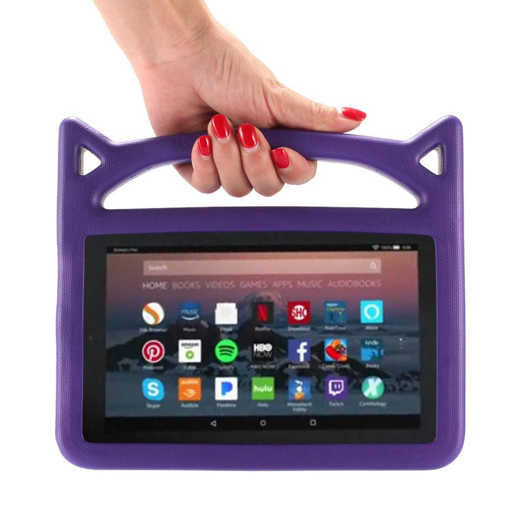 For Amazon Kindle Fire HD 8 8th Gen Kids EVA Shockproof Handle Stand ...