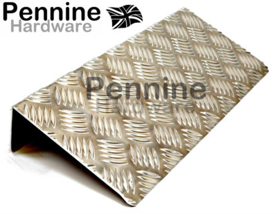 Step RAMP Anti Slip 3.0 mm Thick Aluminium Chequer Plate 9 Step Heights ...