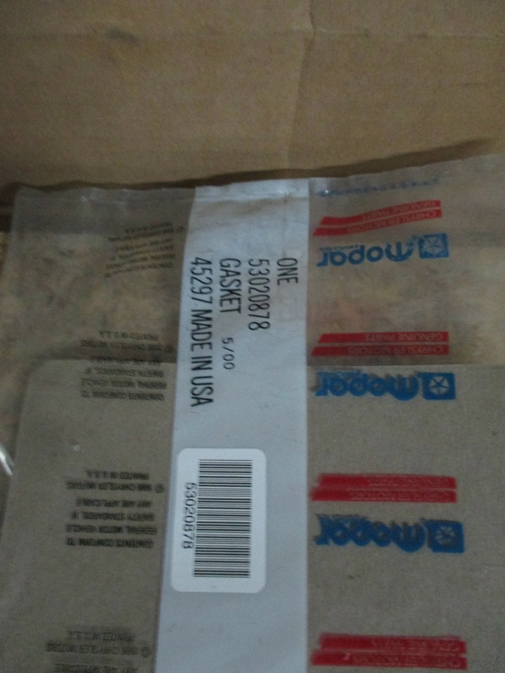 4 Dodge Engine Valve Cover Gasket MOPAR 53020878 mopar * | eBay