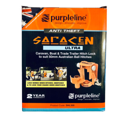 Saracen Ultra Hitch Coupling Lock SHL300- Hitched & Unhitched & Locks ...