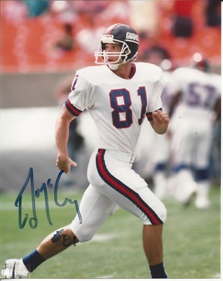 Ed McCaffrey New York Giants Signed 8X10" Color Photo | eBay