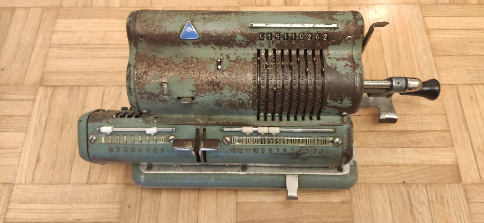 CALCOREX VINTAGE MECHANICAL CALCULATOR Pinwheel adding machine | eBay