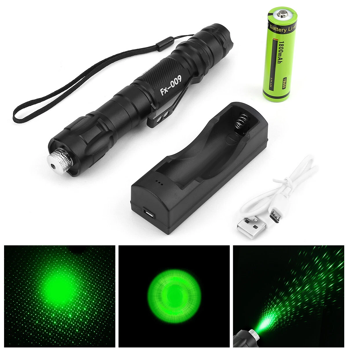 Green Laser Pointer Stars