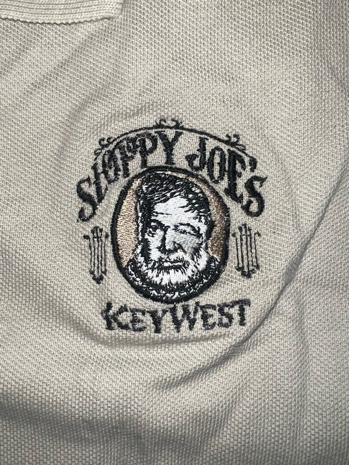 Sloppy Joe’s Bar Key West Manager Polo Shirt Size Medium Excellent ...