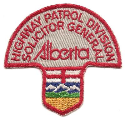 very old style Alberta Highway Patrol, Canada patch | eBay