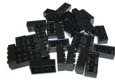 2x4 black building blocks, 180 pieces, compatible to lego 3001 | eBay