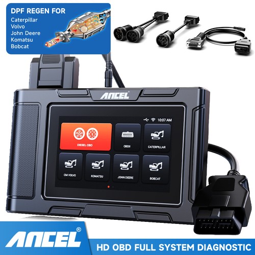 Construction Machinery Diesel Truck HD OBD Scanner Diagnostic Tool DPF Regen ABS | eBay