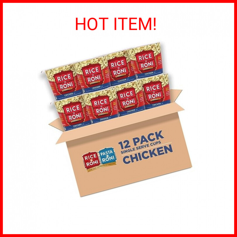Rice-A-Roni Cups, Chicken Flavor, 1.97oz pack of 12 cups | eBay