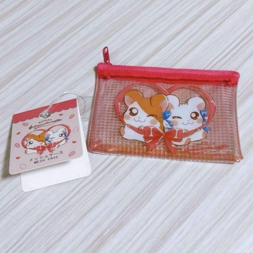 Tottoko Hamtaro Bijou Mesh Case Flat Pouch Daiso Seria | eBay