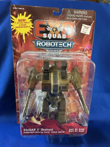 EXO Squad Raidar X Destroid Robotech Defense Force Attack Mecha 1994 ...