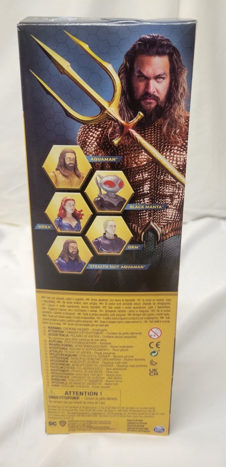 DC Aquaman And The Lost Kingdom Aquaman 12 Inch Action Figure New ...