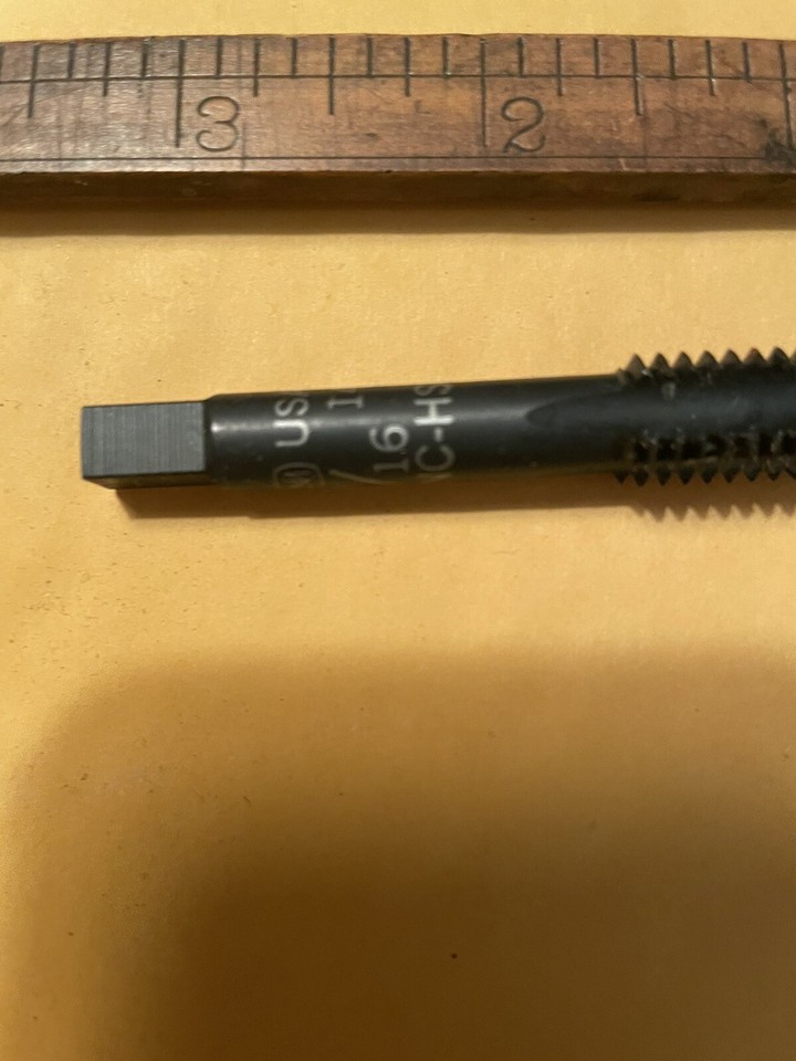 MORSE 7/16-14 HSS Taper Hand Tap GH3 4FL NC (Made in USA) | eBay