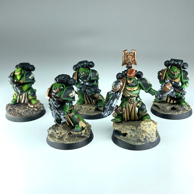 Salamander Sternguard Veterans Squad Space Marines - Painted ...