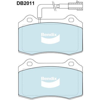 Bendix General CT Brake Pad Set Front DB2011 GCT | eBay