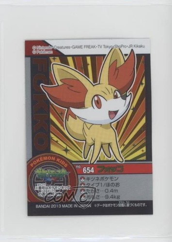 2013 Bandai Pokemon Kids X & Y Fennekin #654 0cp0 | eBay
