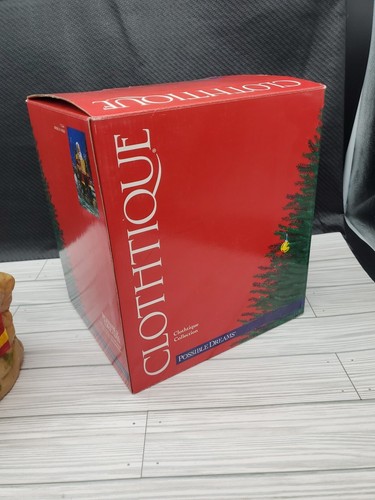 Possible Dreams Clothtique Santa Claus American Hero Fireman Music Box ...