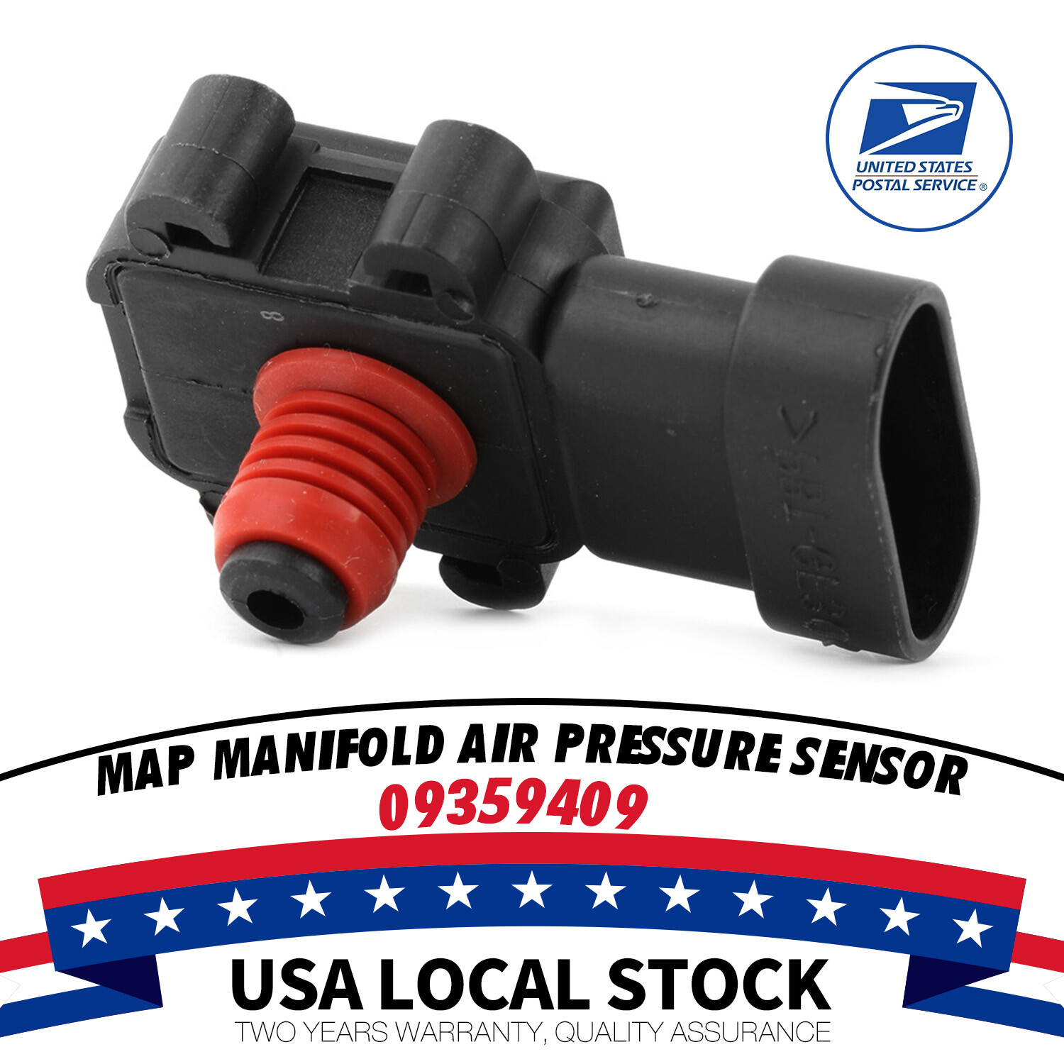 09359409 MAP Manifold Absolute Pressure Sensor Fit For Buick Cadillac ...