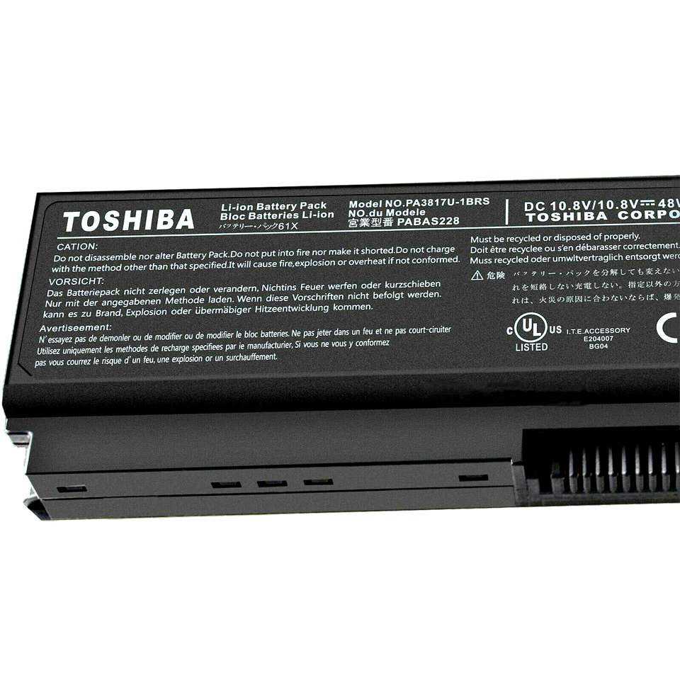 Genuine OEM PA3817U-1BRS Battery for Toshiba Satellite L745 L750 L755 ...