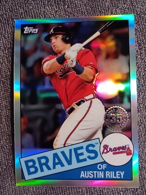 2020 Topps Chrome Austin Riley Future #85TC-23 1985 Refractor Insert 🔥📈 ...