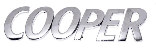 00-13 Mini Cooper—Rear Trunk Gate Nameplate Letter Emblem | eBay