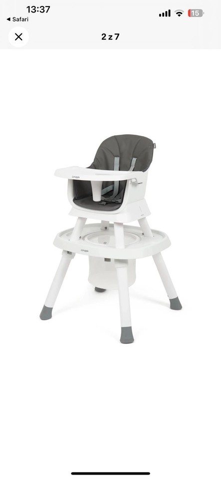 Baby High Chair Puggle 7 In 1 Toddler Feeding Chair with Splash Mat ...