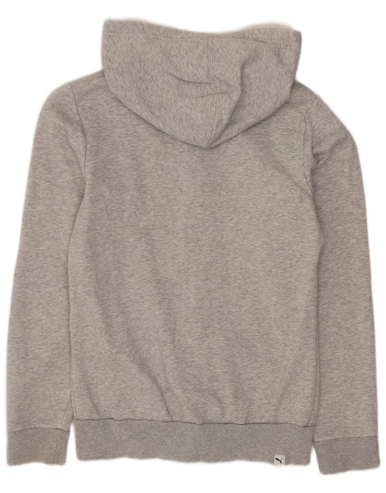 PUMA Girls Zip Hoodie Sweater 13-14 Years Grey Cotton CC03 | eBay
