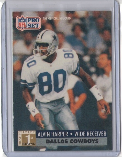 ALVIN HARPER 1991 Pro Set RC Rookie #741 Cowboys Bucs | eBay