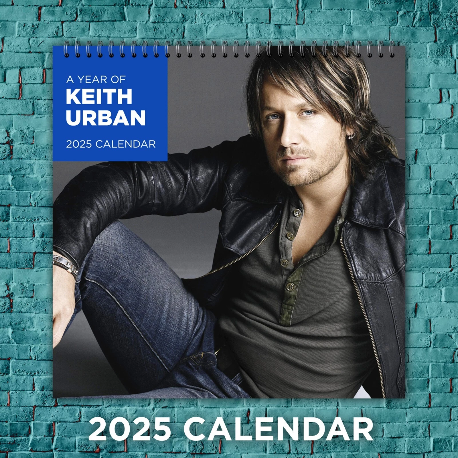 2025 Keith Urban Celebrity Calendar, 12-Month Wall Calendar, Pop Icon ...