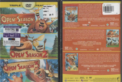 OPEN SEASON 1 2 3 TRIPLE FEATURE DVD BRAND NEW SEALED 43396440364| eBay