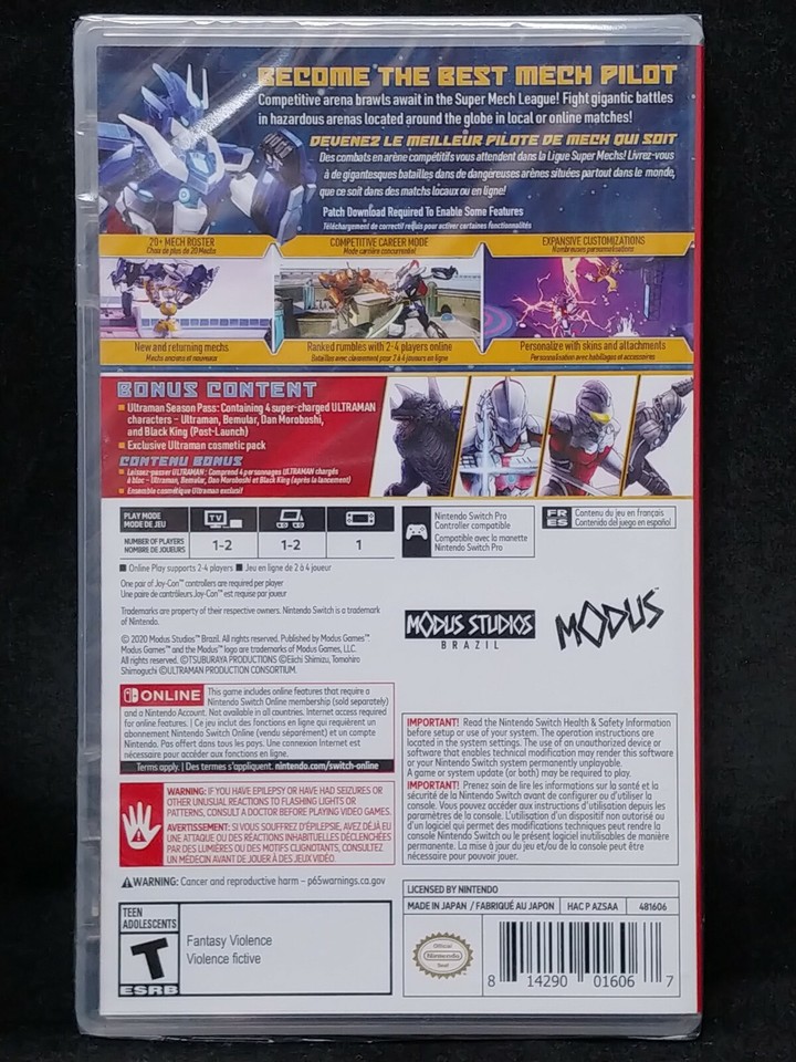 Override 2: Super Mech League - Ultraman Deluxe Edition (Nintendo ...