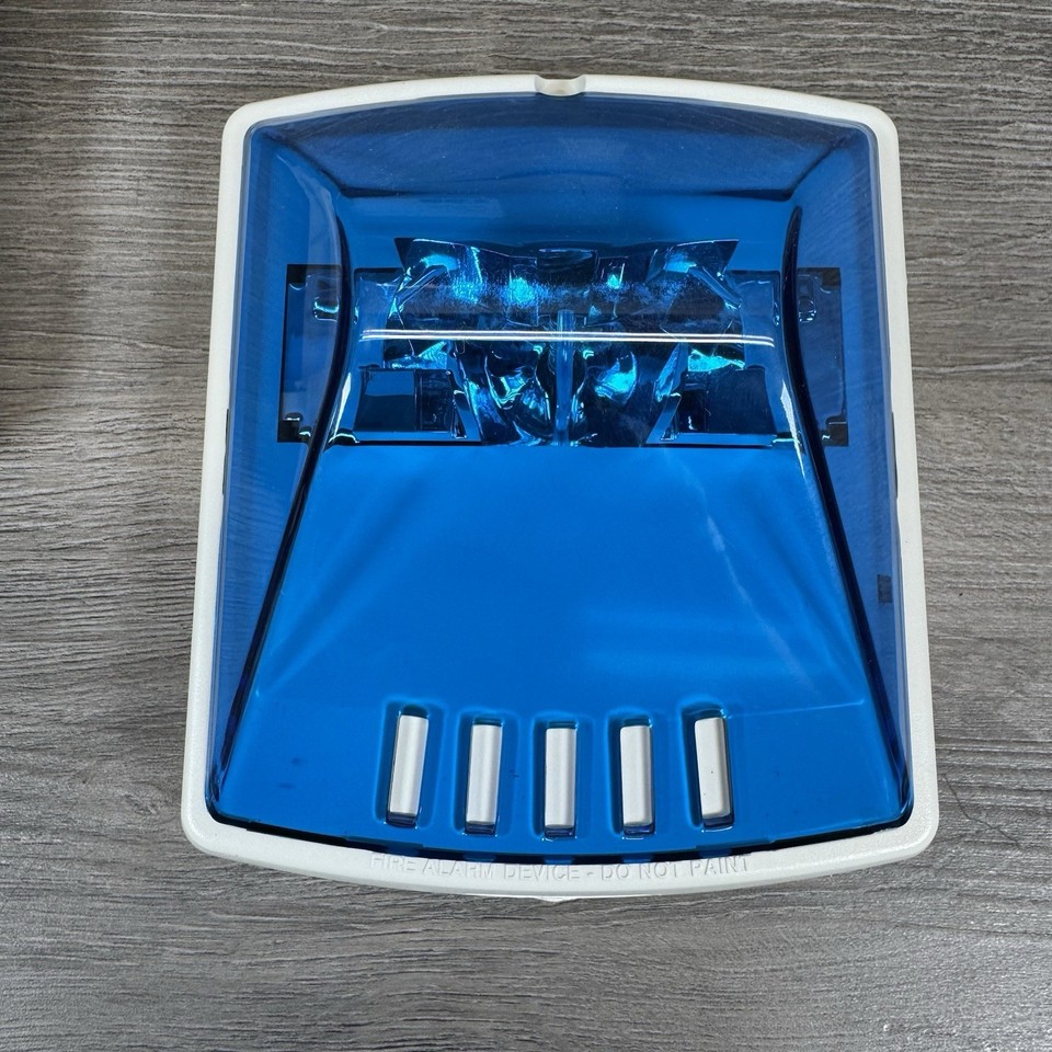 Eaton Wheelock STW-ALB Strobe Wall White Blue Lens Alert - New | eBay