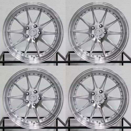 19x8.5/19x9.5 Aodhan DS07 Wheels 5x114.3 Rims 19" Staggered Set Silver ...