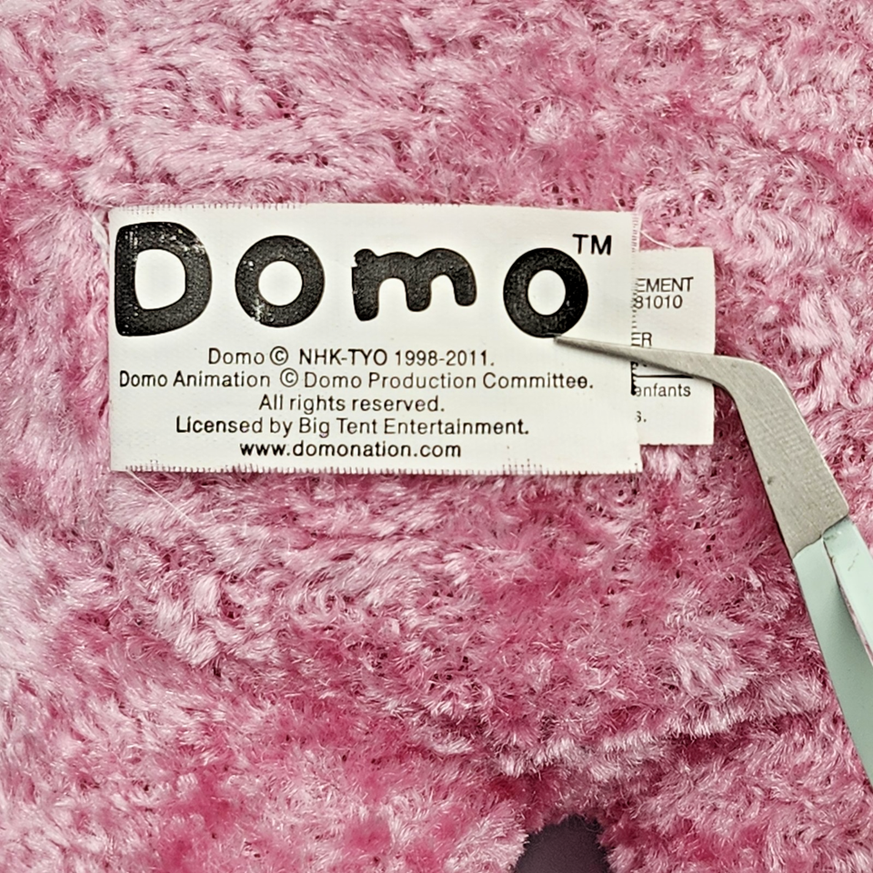Domo Pink Monster 7" Plush Stuffed Animal Toy NHK-TYO 1998-2011 ...