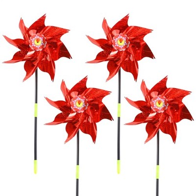 4pcs Bird Pinwheels Yard Garden Stake Decor Wind Spinner Windmill Scare ...