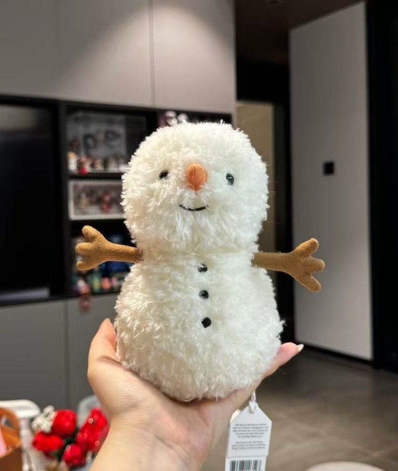Jellycat Warmhearted Little Snowman Limited Edition Christmas Plush Toy ...
