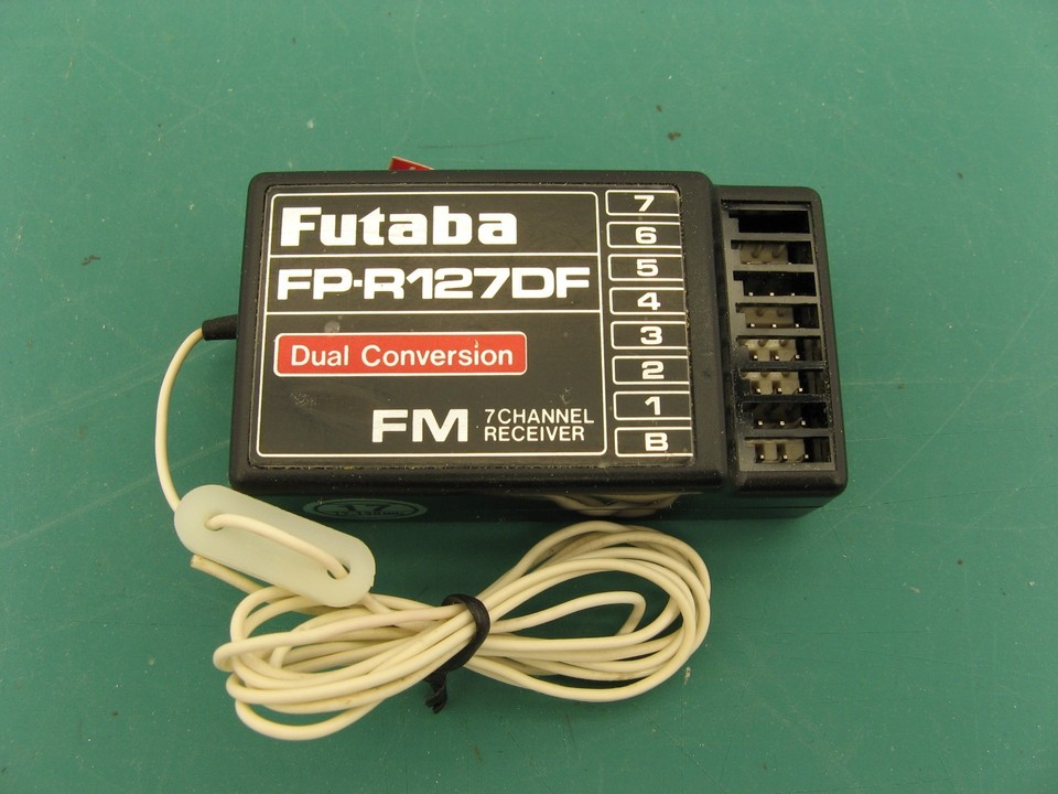 3 Futaba FP-R127DF 7-Channel 72 MHz FM Receivers with Crystals #17, #54 ...