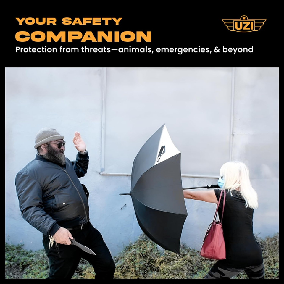 Fiberglass Tactical Self Defense Umbrella, Windproof, Carbide Tip, Self ...
