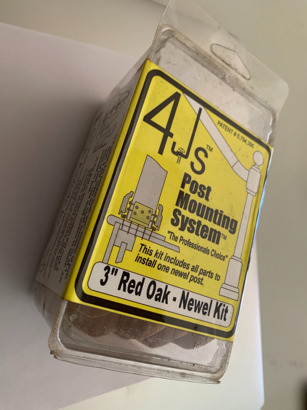 4Js+Newel+Post+Fastener+3%22+Red+Oak+Contemporary+Molding for sale ...