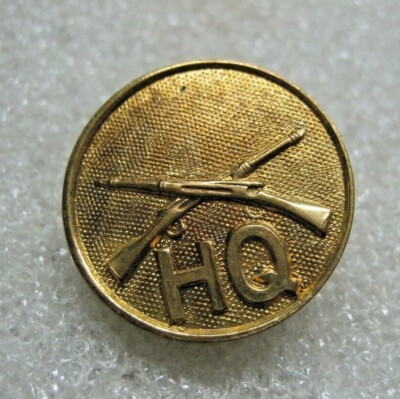 /US Army Collar Pin Infantry HQ,screw back,1926-37,type 2 | eBay