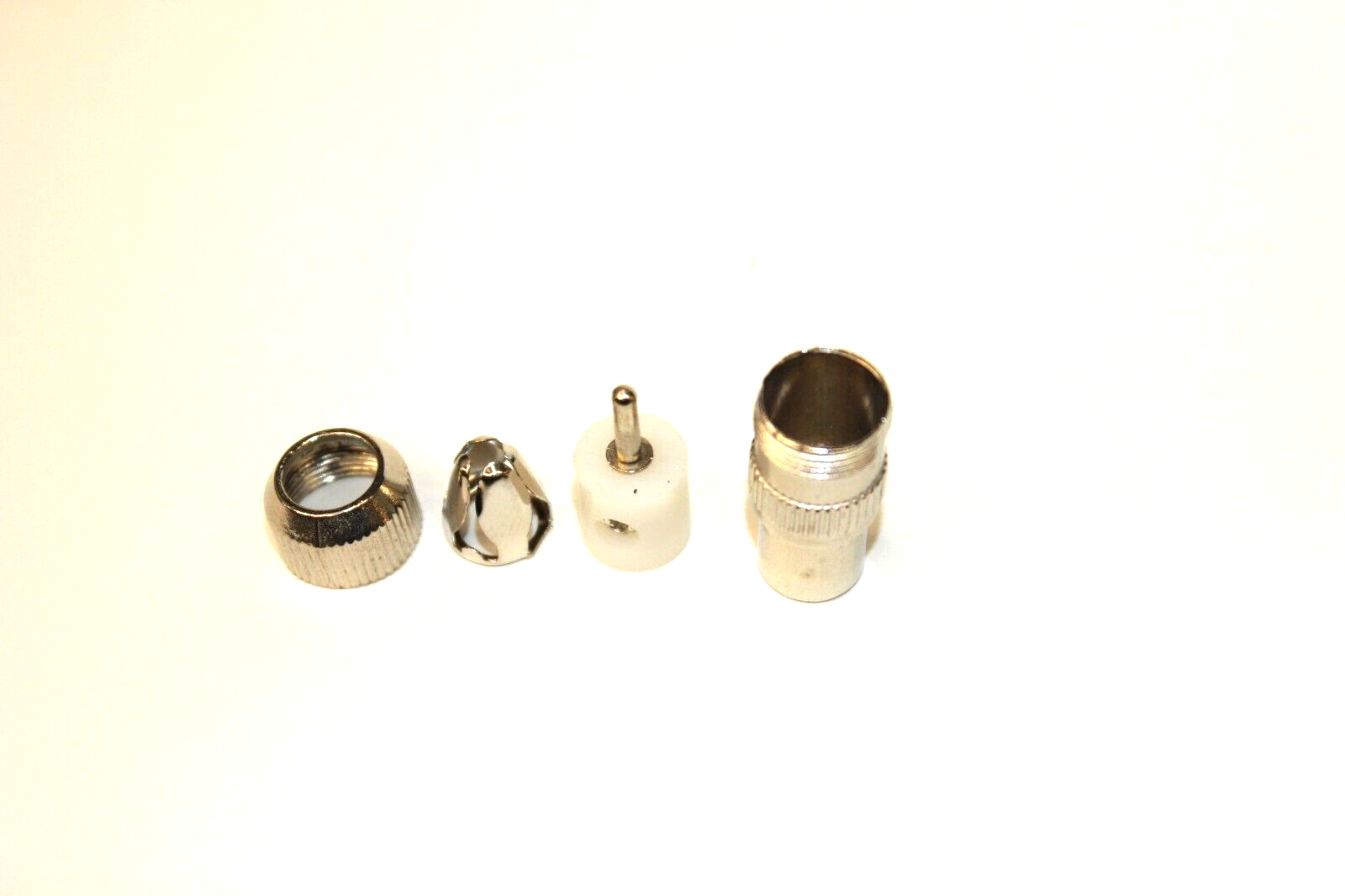 2 X MALE TV COAX ARIEL CONNECTOR PLUGS TV AERIAL FOR CABLE LEAD silver ...