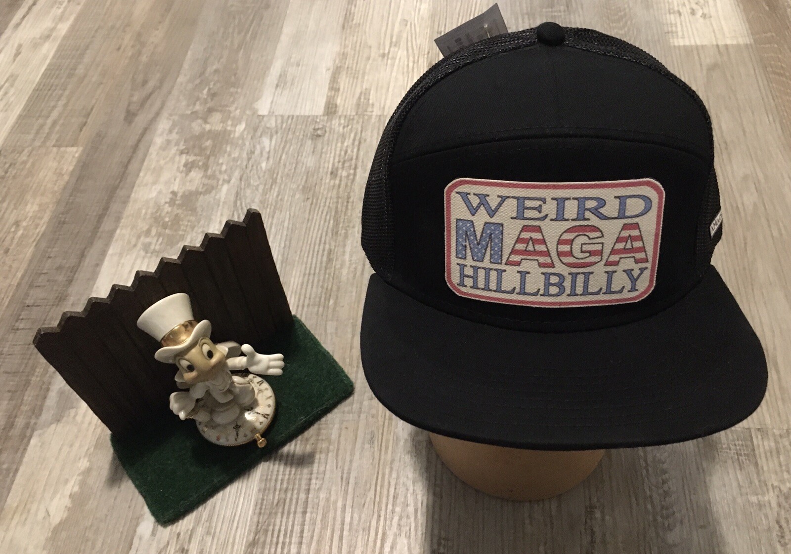 Trucker Hat Trump Hillbilly 2024 MAGA Weird AMachenDesign 7 Panel New ...