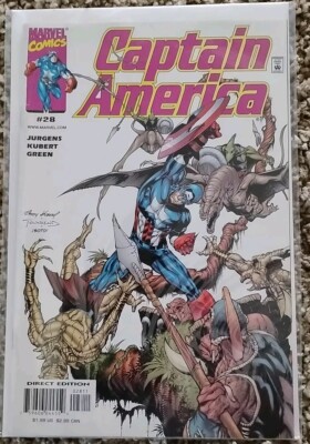 Captain America #28 Jurgens, Kubert, Marvel, 2000, 1st Protocide, NM | eBay