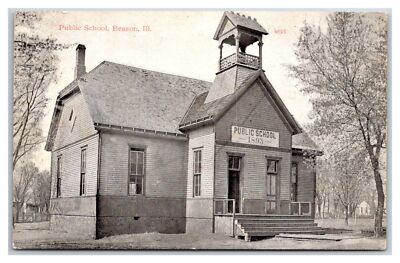 BEASON Illinois Il ~ Oran Township, Logan County PUBLIC SCHOOL UNP | eBay