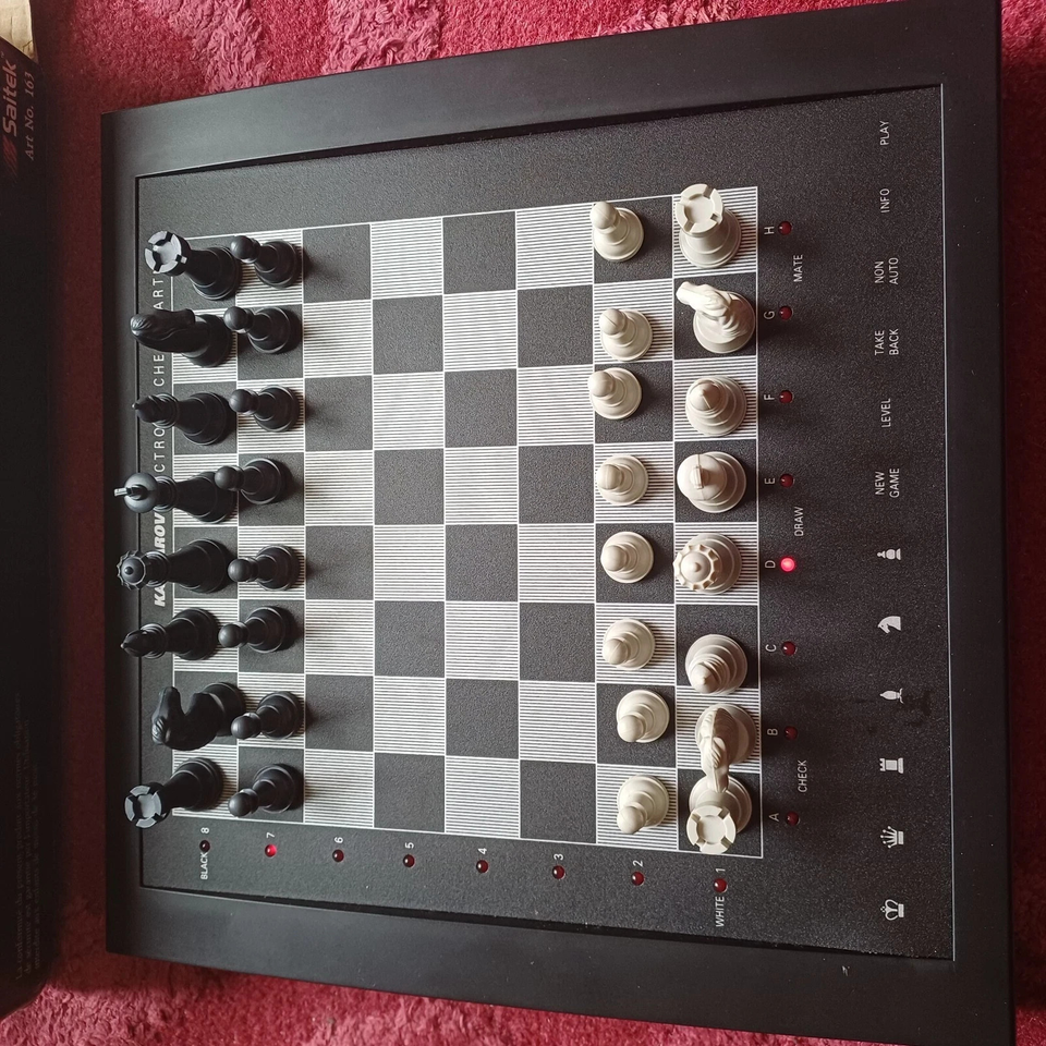 Saitek Vintage Electronic Chess Partner Kasparov 1988 - Free P+P | eBay UK