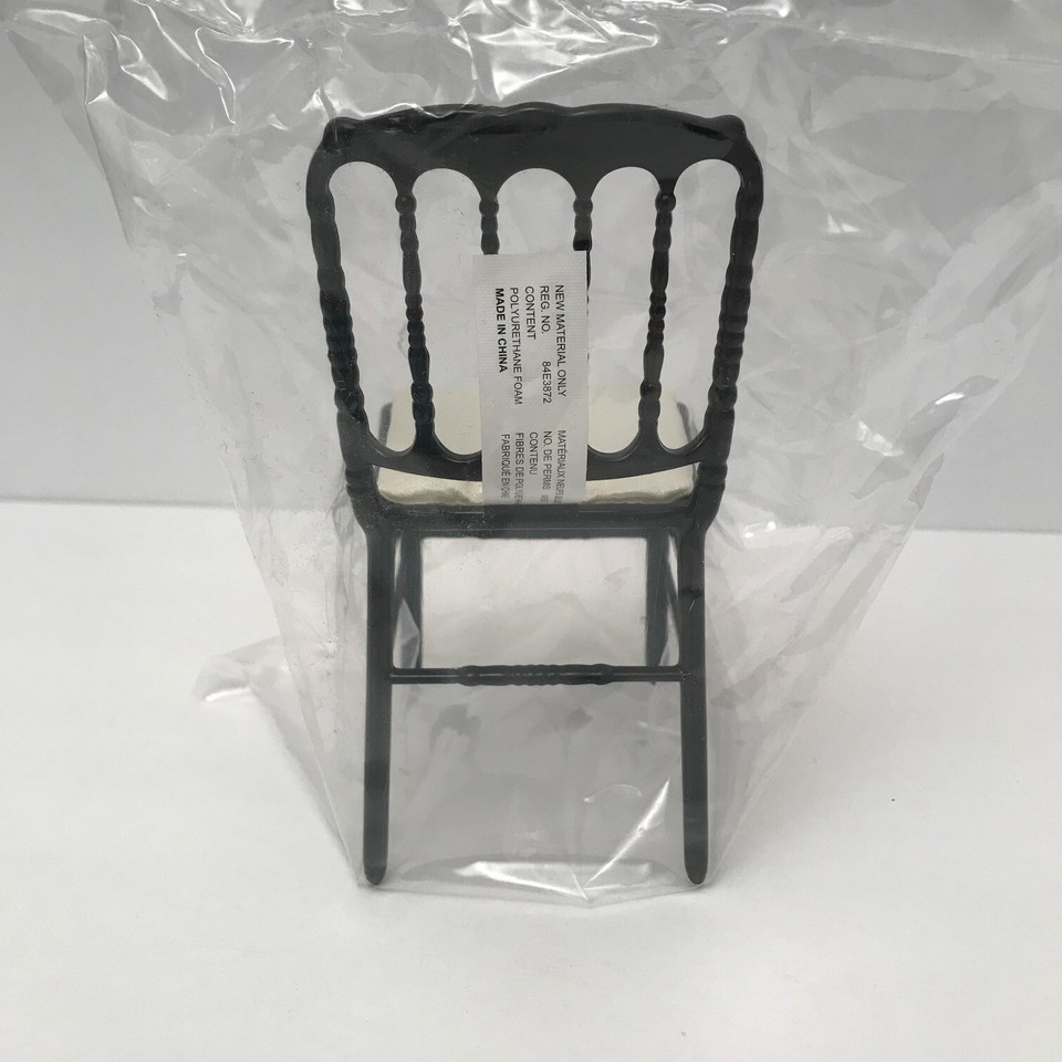 Barbie Doll Chair Black & White Sealed Rare Silkstone Barbie Fan Club ...